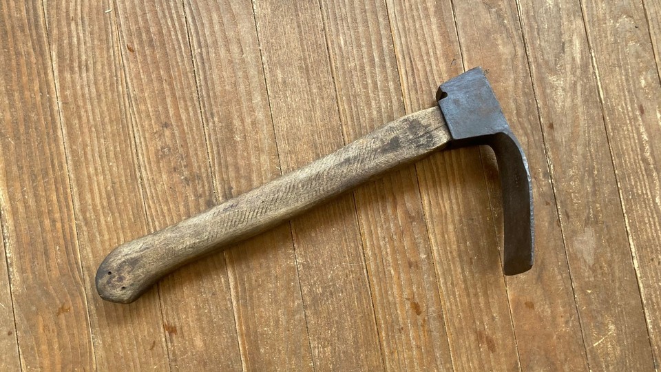 Antique Log Hewing Adze Timber Frame Log Cabin Hand Hewn Log Tool | eBay