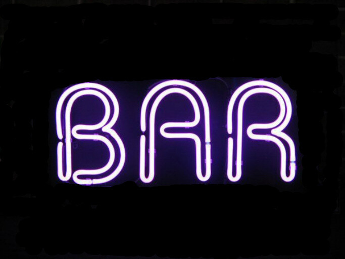 Bar Purple Neon Light Sign 20"x8" Lamp Glass Decor Wall Space Club ...
