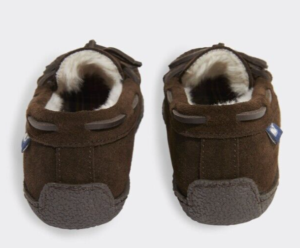 VINEYARD VINES Suede Moccasin Slippers - Brown - NWB Big Boys US 2 | eBay