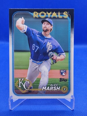 2024 Topps Series 1 #163 Alec Marsh Kansas City Royals Baseball Card RC ...