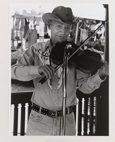 1980s Bluegrass Folk Musician Old Fiddler Fiddle Playing Instrument VTG ...