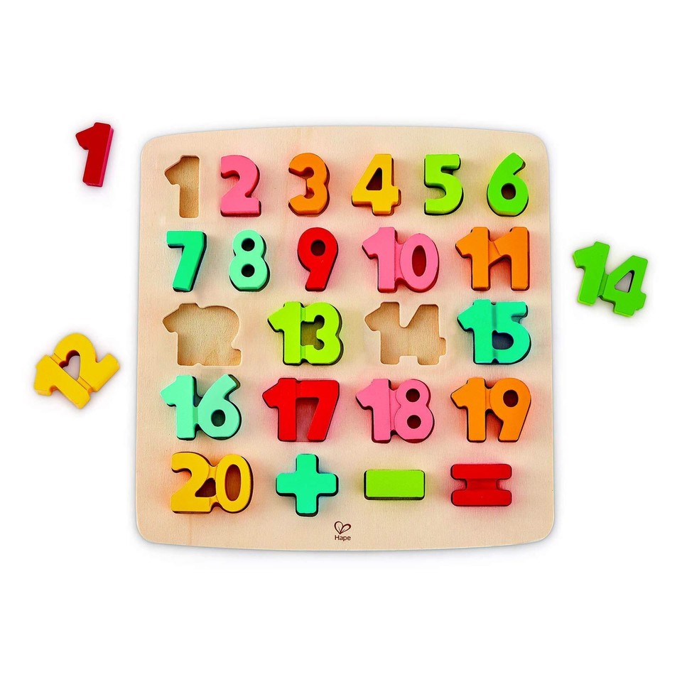 Hape Number Puzzle E1550A | eBay