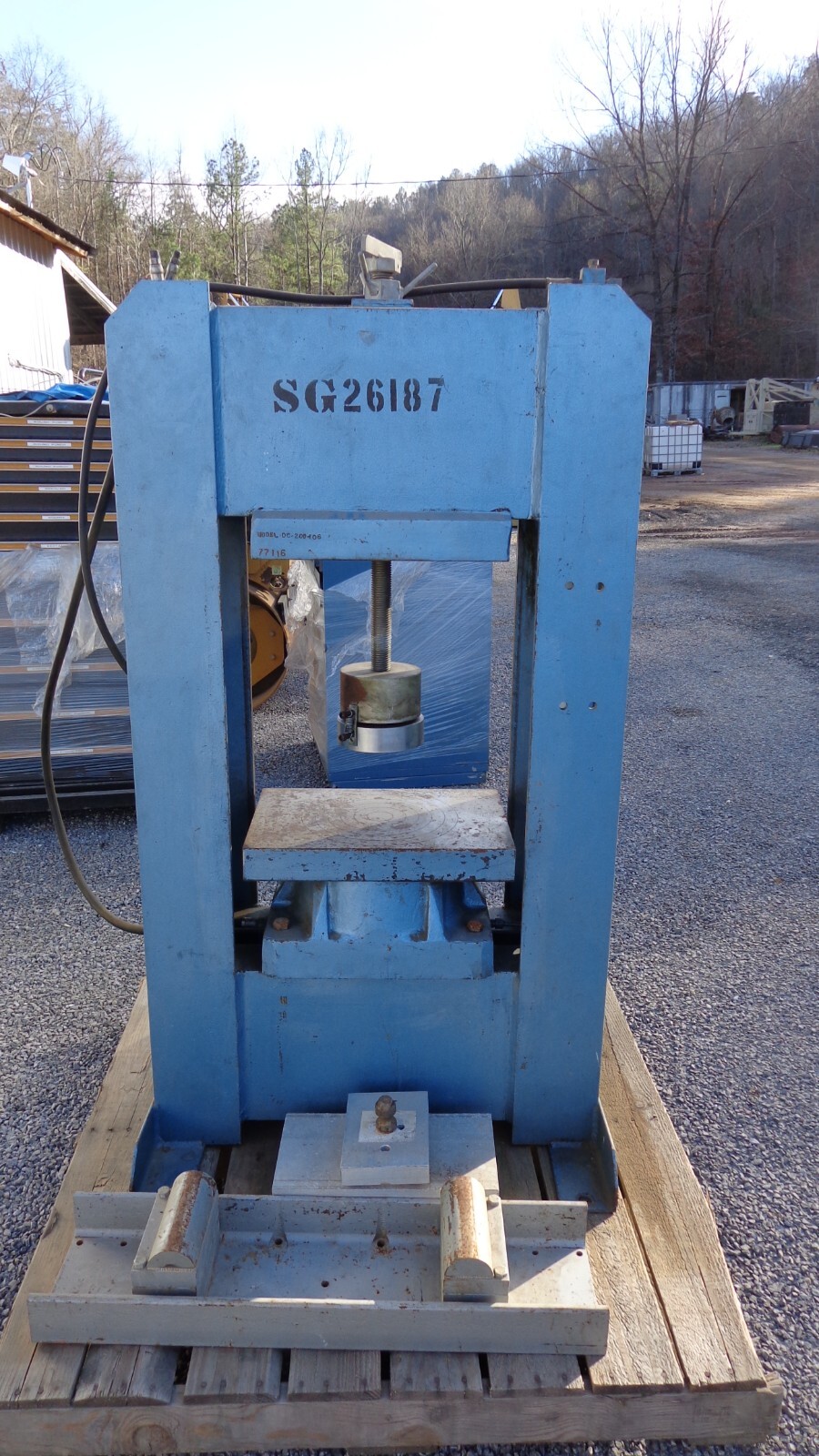 FORNEY COMPRESSION TESTER, FORNEY HYDRAULIC COMPRESSION RAM, CONCRETE ...