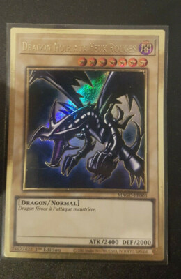 Carte Yu-Gi-Oh Dragon Noir aux Yeux Rouges MAGO-FR003 Gold Rare | eBay
