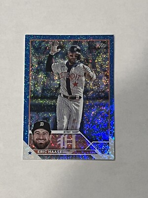 2023 Topps Series 2 Eric Haase #591 Blue Sparkle Foil #/999 | eBay