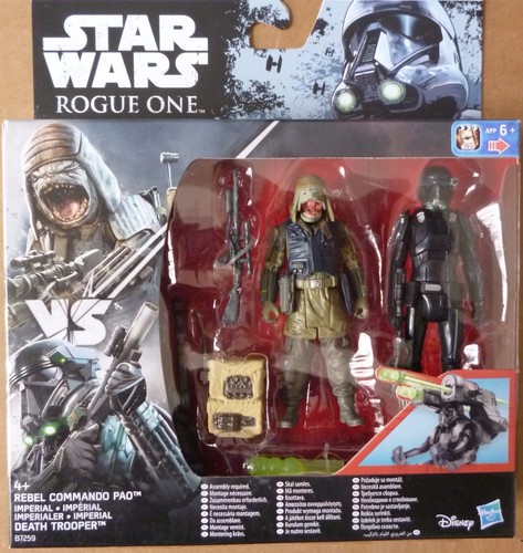 STAR WARS - Rogue One - Rebel Commando Pao VS Death Trooper - 2016 ...