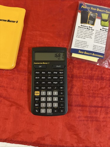 Calculated Industries Construction Master 5 Calculator Model 4050 | eBay