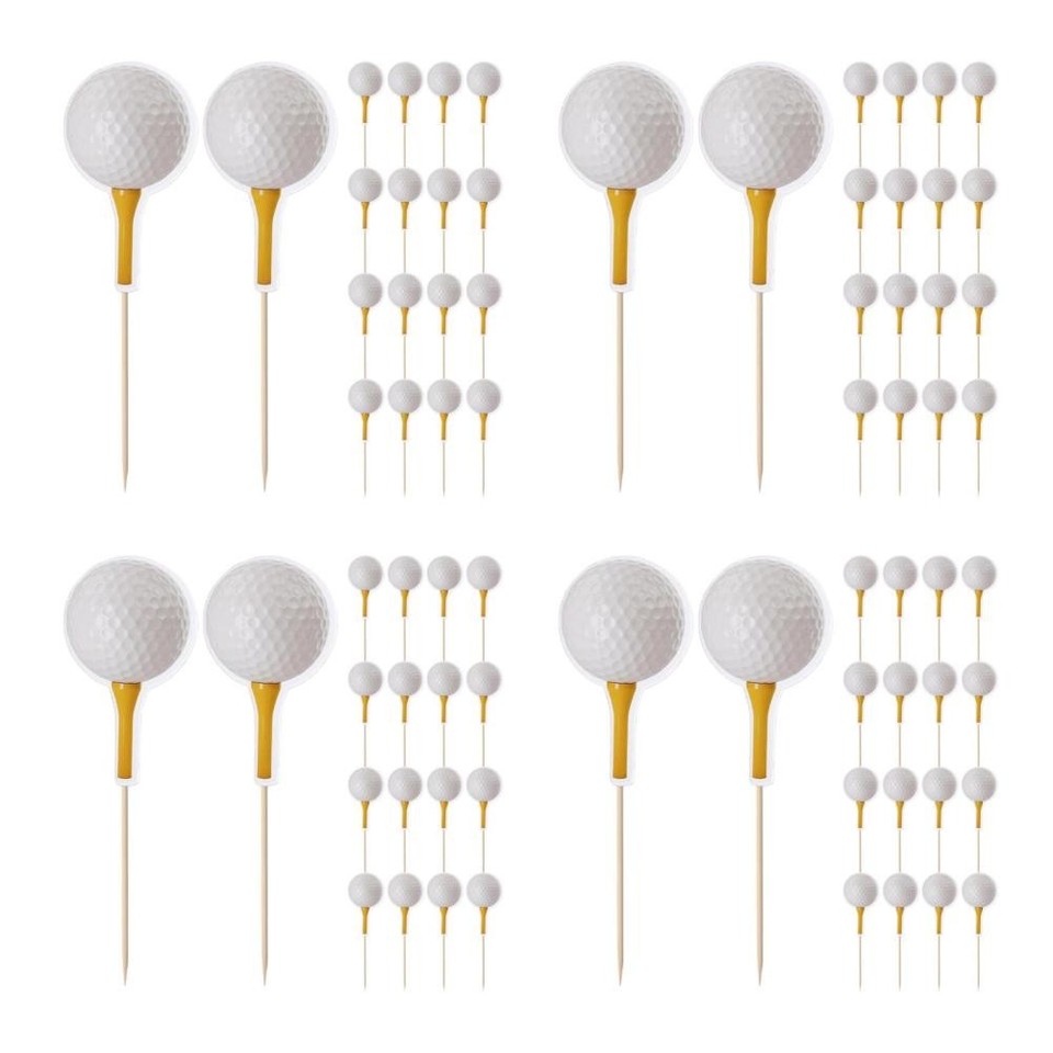 40pcs Golf Party Decorations: Golf Cake Toppers For Birthday Cakes ...