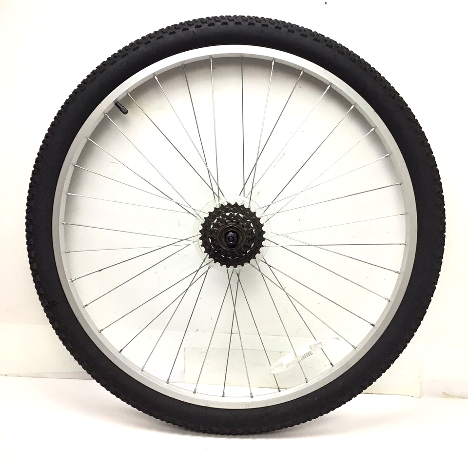 29" Bicycle Rear Alloy Wheel 6-Speed Freewheel 2.0" Tire 29er Mountain ...