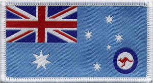 Royal Australian Airforce Flag RAAF, Woven Badge Patch 8cm x 4.5cm | eBay