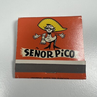 Matchbook - SENOR PICO Restaurant - San Francisco & Los Angeles, CA ...