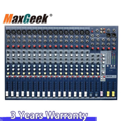 EFX16 16CH Professional Digital Audio Mixer Console Stage Sound Device ...