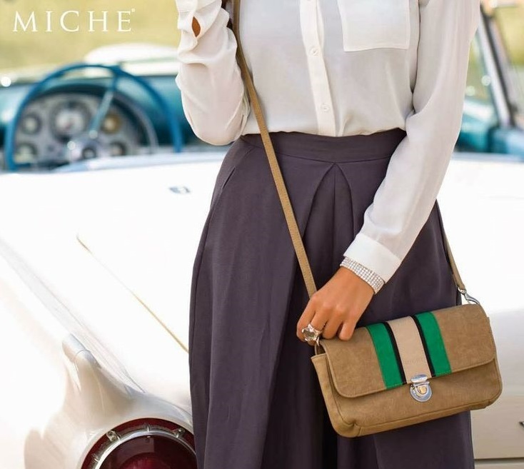 Miche Kasi Faux Suede Crossbody Hip Bag ~ Brand New - SEALED Pkg ...