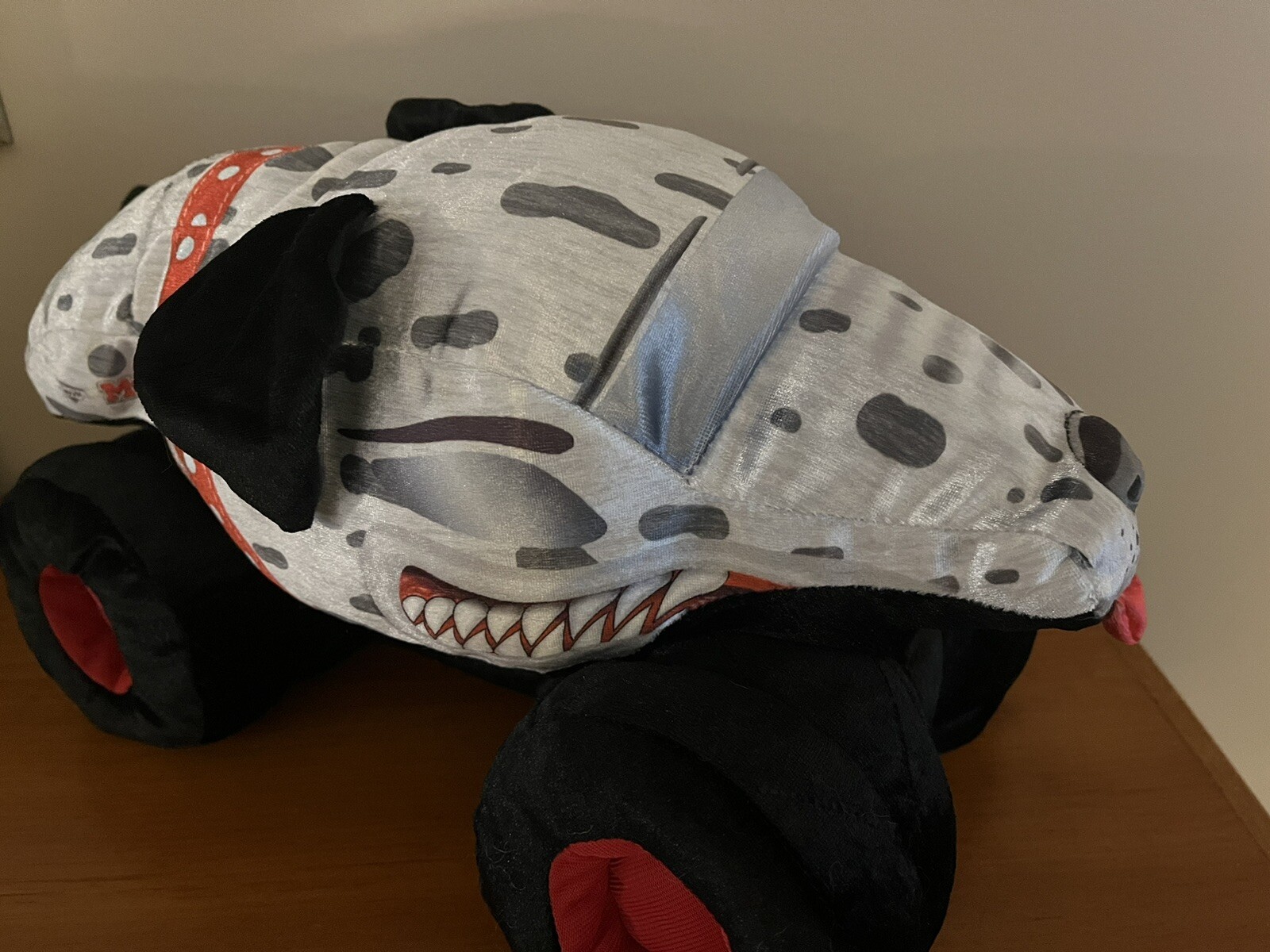 Monster Jam Monster Mutt Plush Soft Stuffed Dog Truck Pillow Dalmation ...