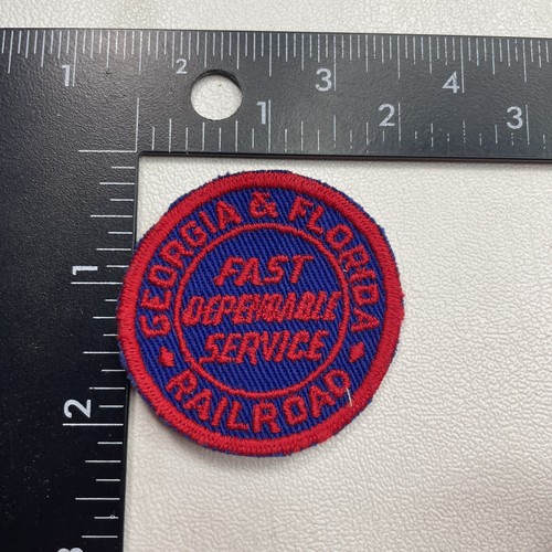 Vtg GEORGIA & FLORIDA RAILROAD Railroad Patch (Train, Rail) 89NU | eBay