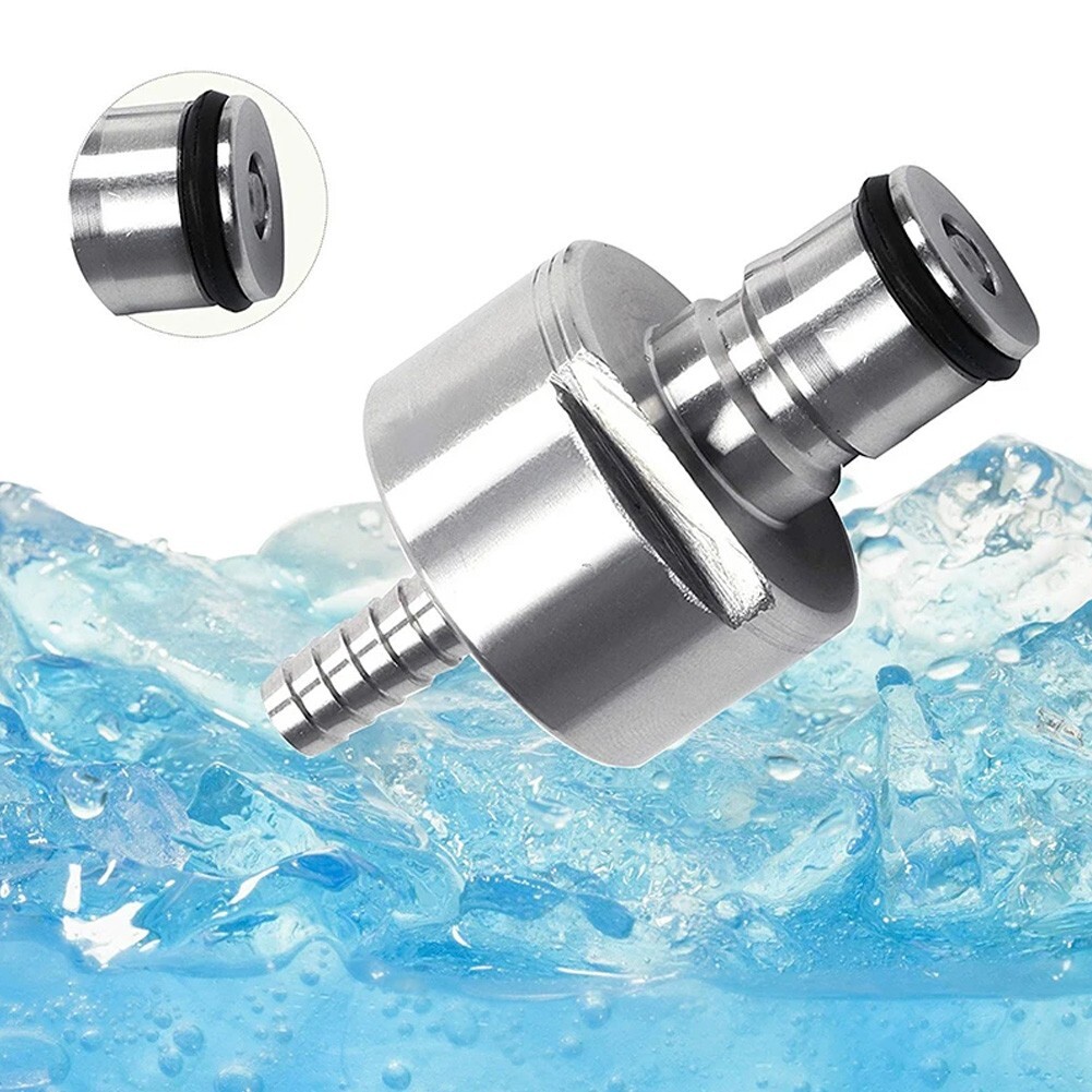 Securely Screwing Stainless Steel Cap for 2L Beer Barb 14 Dip Tube Barb ...