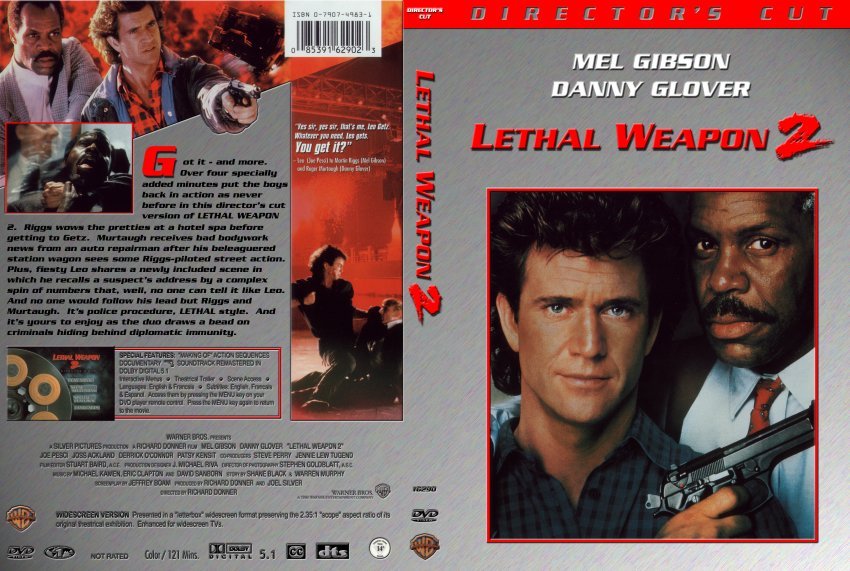 Lethal Weapon 2 Dvd Cover