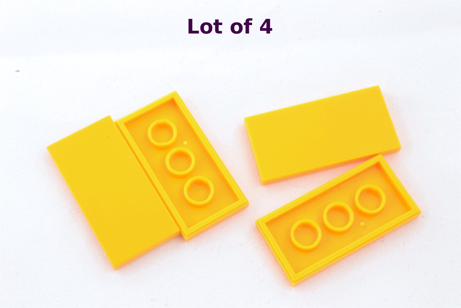 Lego 2x4 Tile Black Azure White Green Gray Brown Red Purple Yellow YOU ...