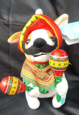 HUG ME Animated Puppy Stuffed with song Animal Mariachi Macarena Dog ...