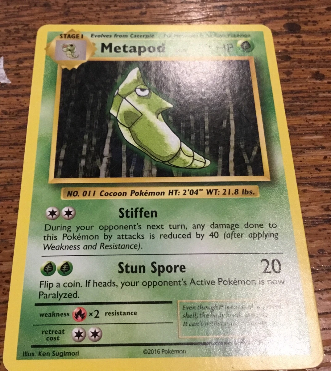 Metapod Card