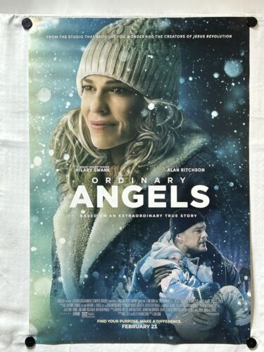 ORDINARY ANGELS Official 27X40 Movie Theater Poster DS ALLEN RICHARDSON ...