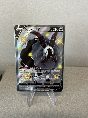 Pokémon TCG Dubwool V Shining Fates SV120/SV122 Holo Shiny Holo Rare | eBay