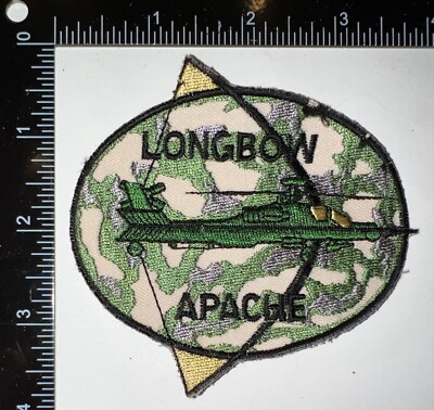 US Army Boeing Longbow Apache AH-64 Helicopter Patch | eBay