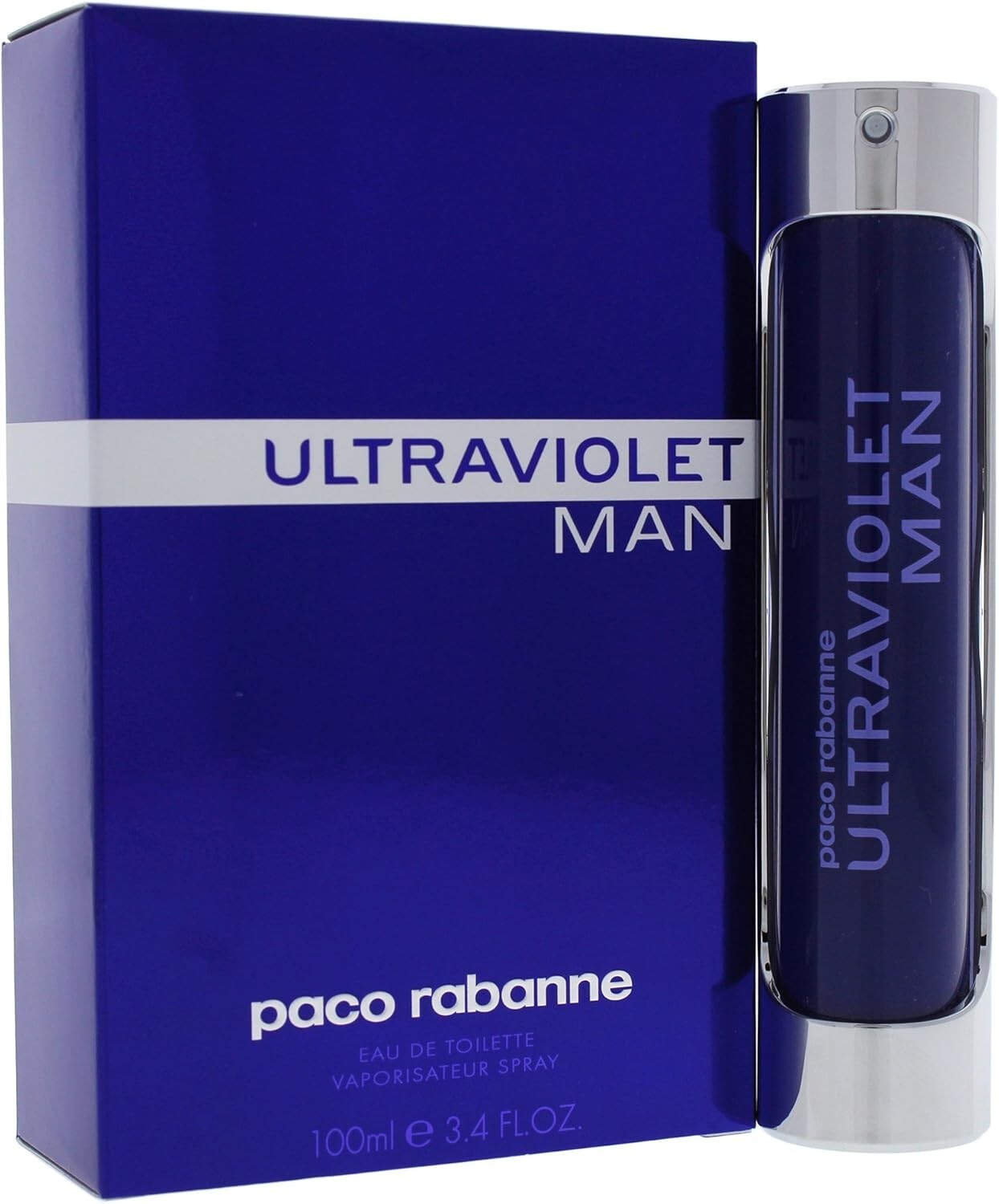 Paco Rabanne Ultraviolet Man Eau De Toilette Spray, 100ml 3349666010518 ...