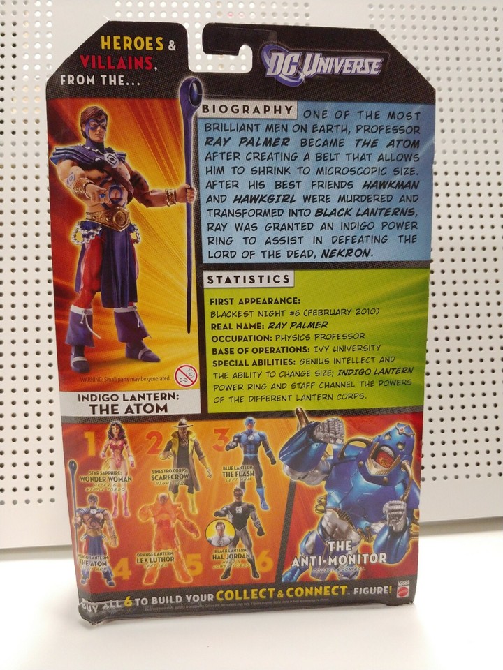DCUC-W17 The Atom Indigo Lantern DC Universe Classics CNC Anti Monitor ...