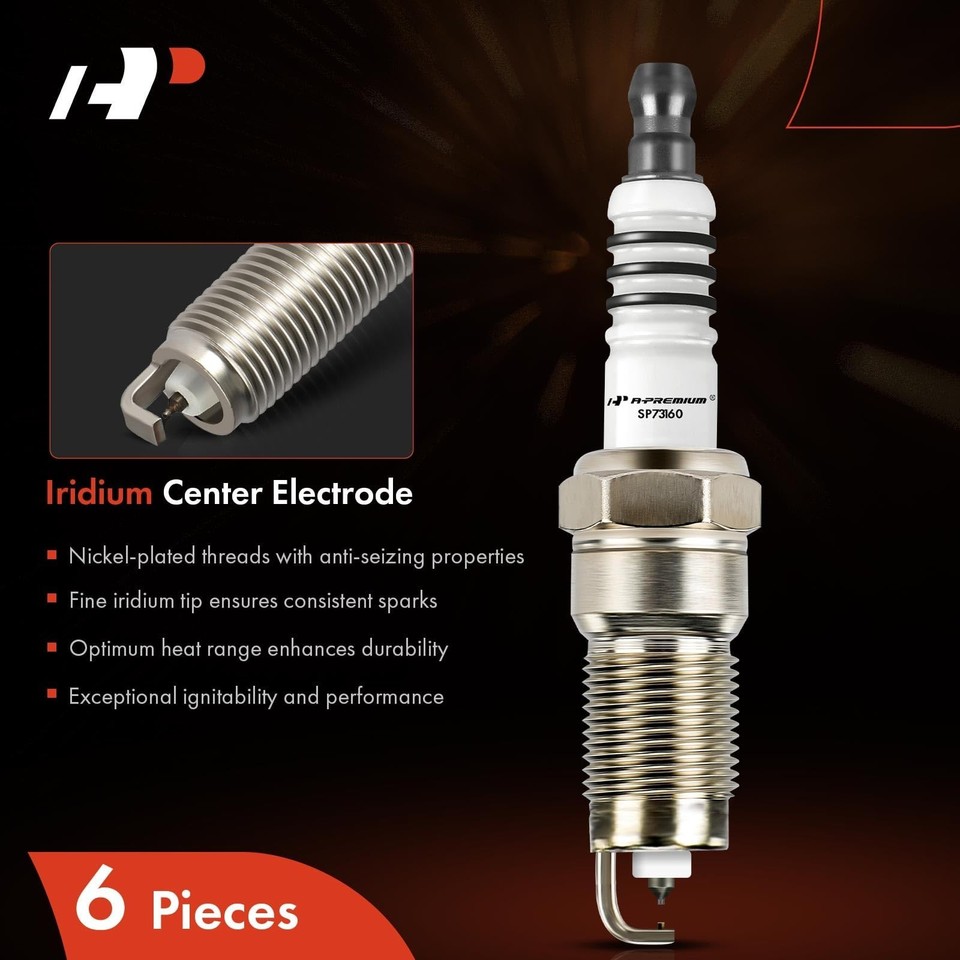A-Premium Iridium & Platinum Spark Plugs Compatible with Ford F-150 ...