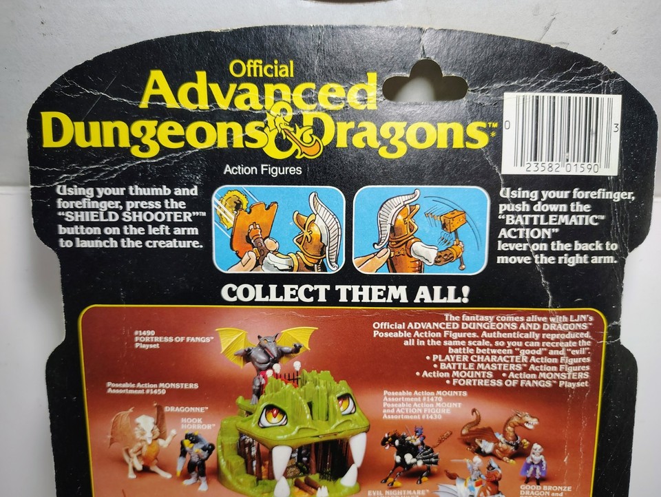 Vintage 1983 LJN Advanced Dungeons And Dragons Mandoom Sealed MOC | eBay