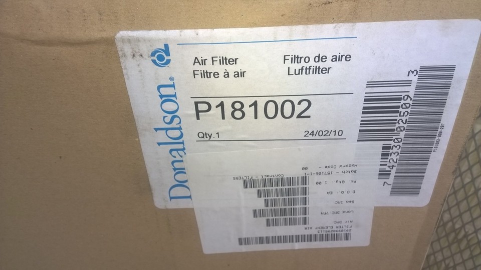 DONALDSON AIR FILTER P/N P181002 FITS LEYLAND DAF / SCAMMELL DROPS | eBay
