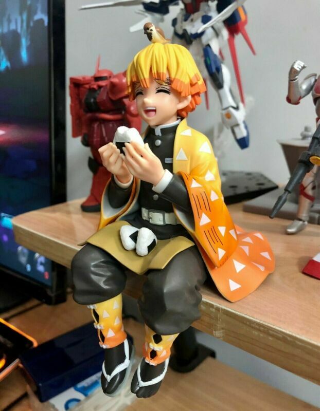 IN BOX Demon Slayer: Kimetsu no Yaiba Agatsuma Zenitsu Eat Rice Balls ...