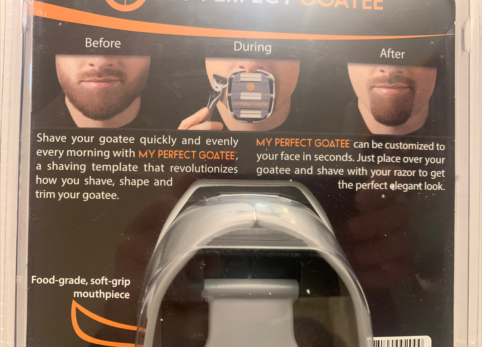 Goateesaver - The Goatee Shaving Template Groom Shape Tool Men Beard ...
