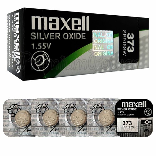10 x Maxell 373 Silver Oxide batteries SR916SW SR68 V373 Watches 0% ...
