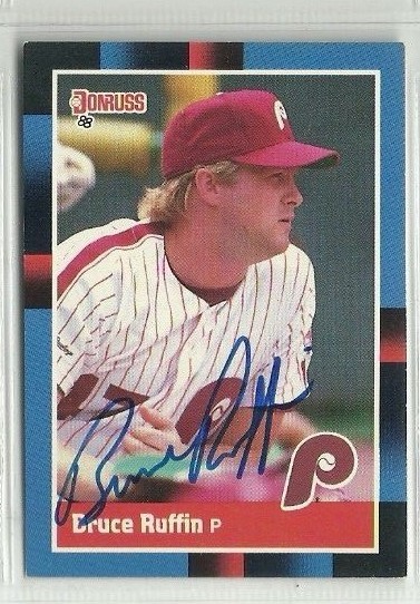 Bruce Ruffin 1988 Donruss signed auto autographed card Phillies | eBay