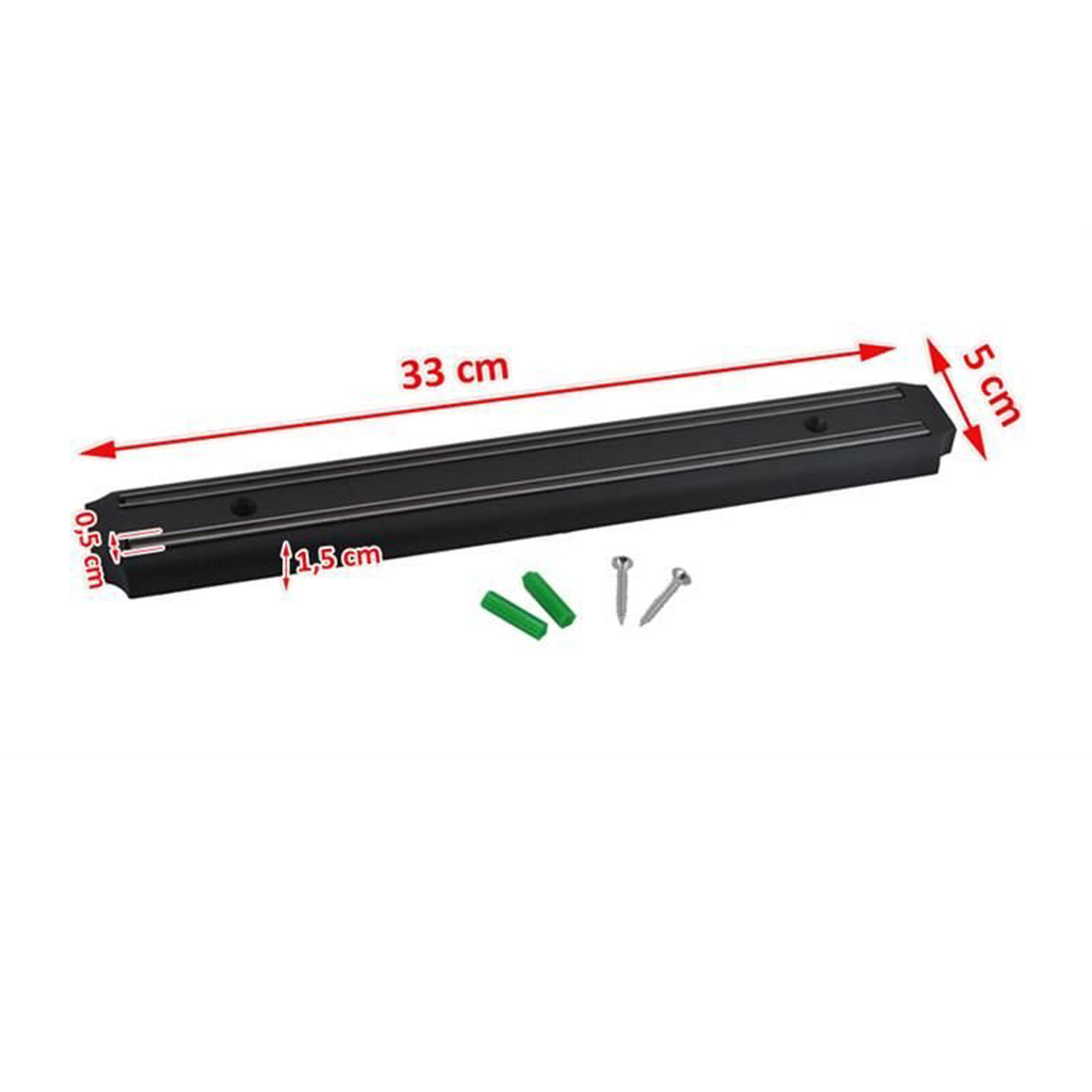 2x Tool Bar Magnetic Rail 32.5cm | Tool Holder Wall Mount Magnetic ...