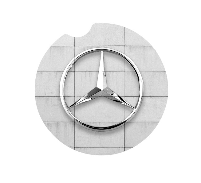Mercedes Car Coasters, Mercedes Accessories, Mercedes Car Coaster ...