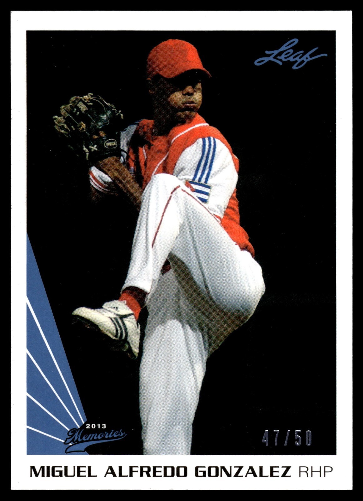 2013 Leaf Memories Blue Miguel Alfredo Gonzalez /50 11922 | eBay