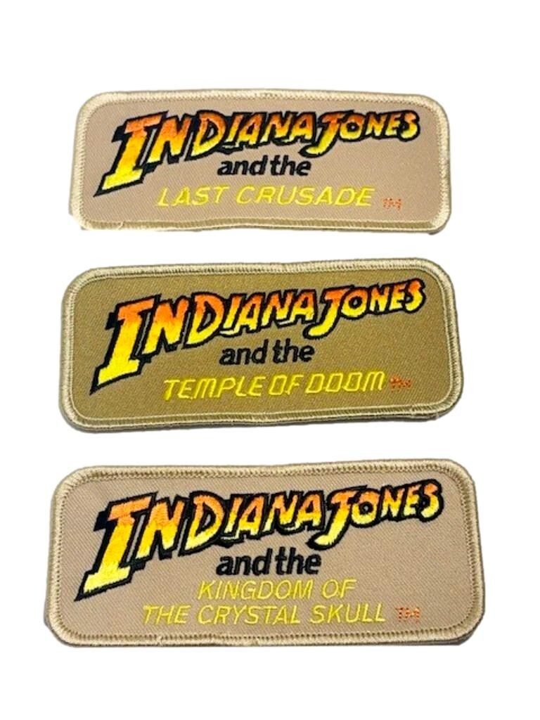 Classic Movies Indiana Jones 3.5 Inch Embroidered Iron on Patch Set of ...