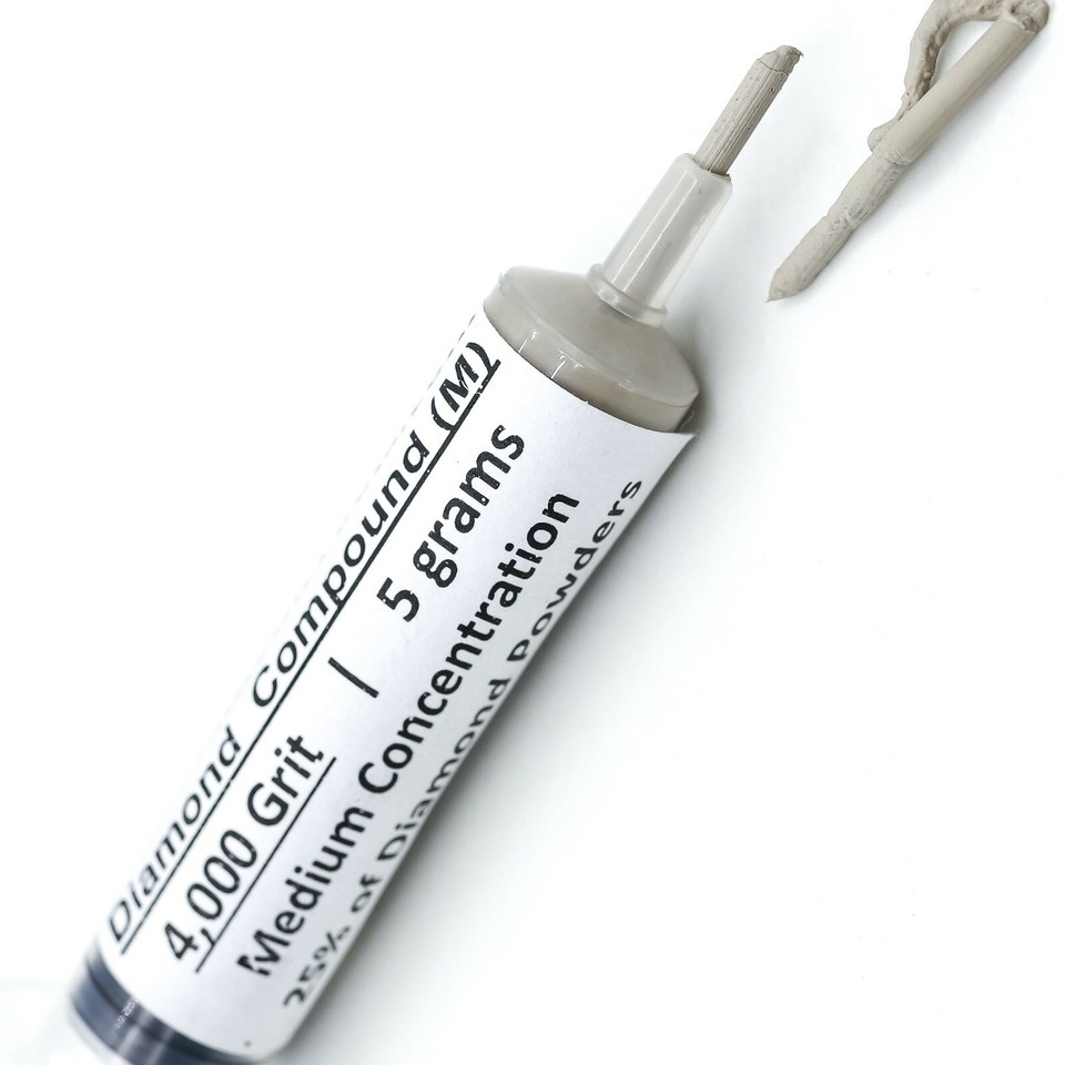 Diamond Paste Compound Polishing Lapidary 5 Gram 200.000 to 400 Grit (M ...