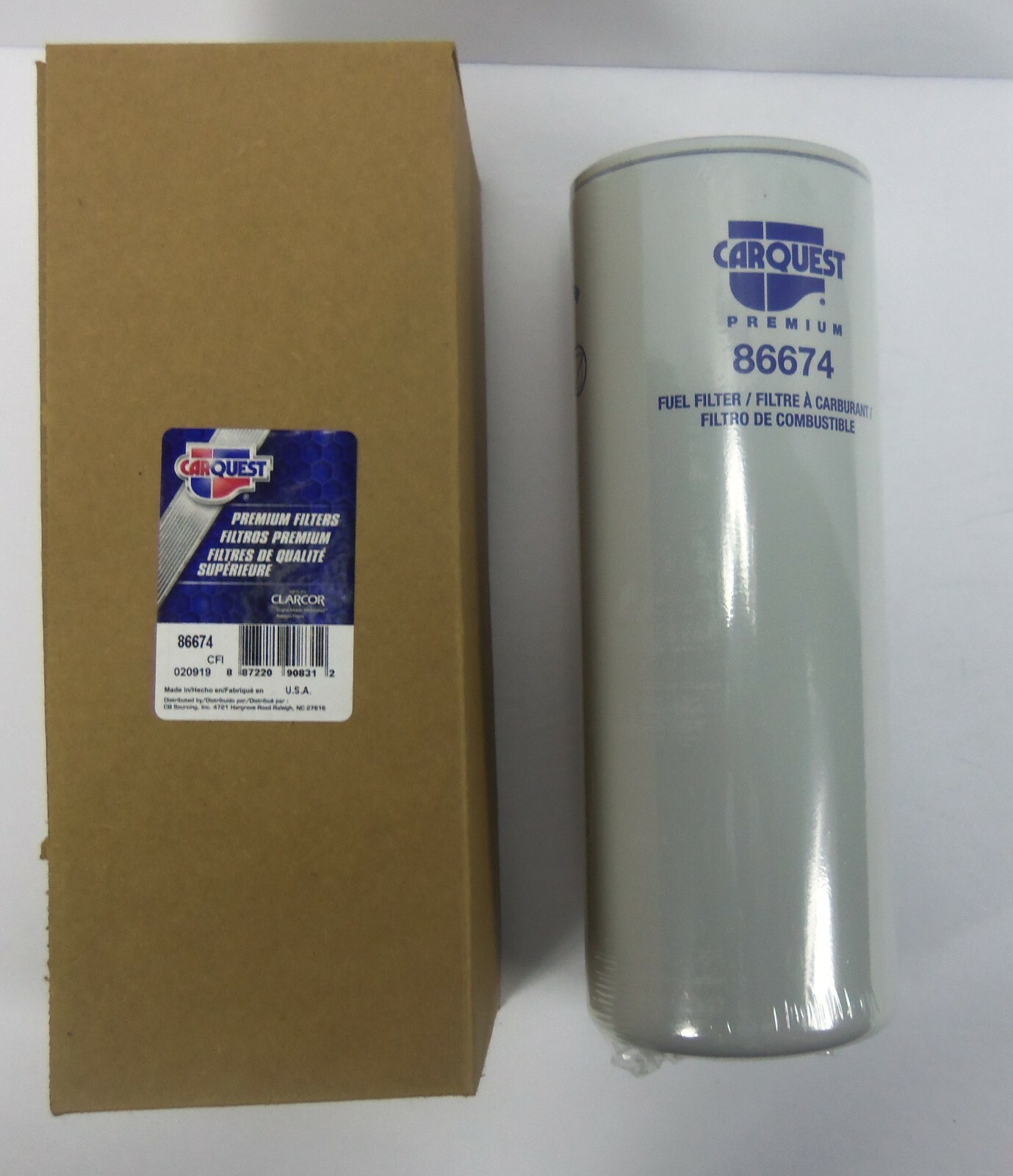 CARQUEST 86674 - Fuel filter cross reference