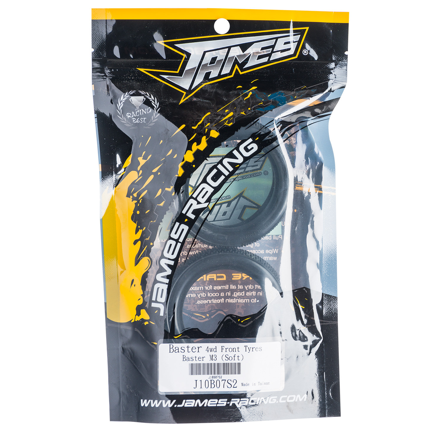 Voiturette 4 Deo Course Reifen Baster Soft 1:10 James Racing J10B07S2 ...