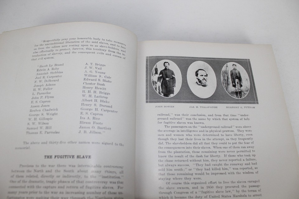 Antique 1915 Racine County Militant War Time Soldiers Roster Eugene ...