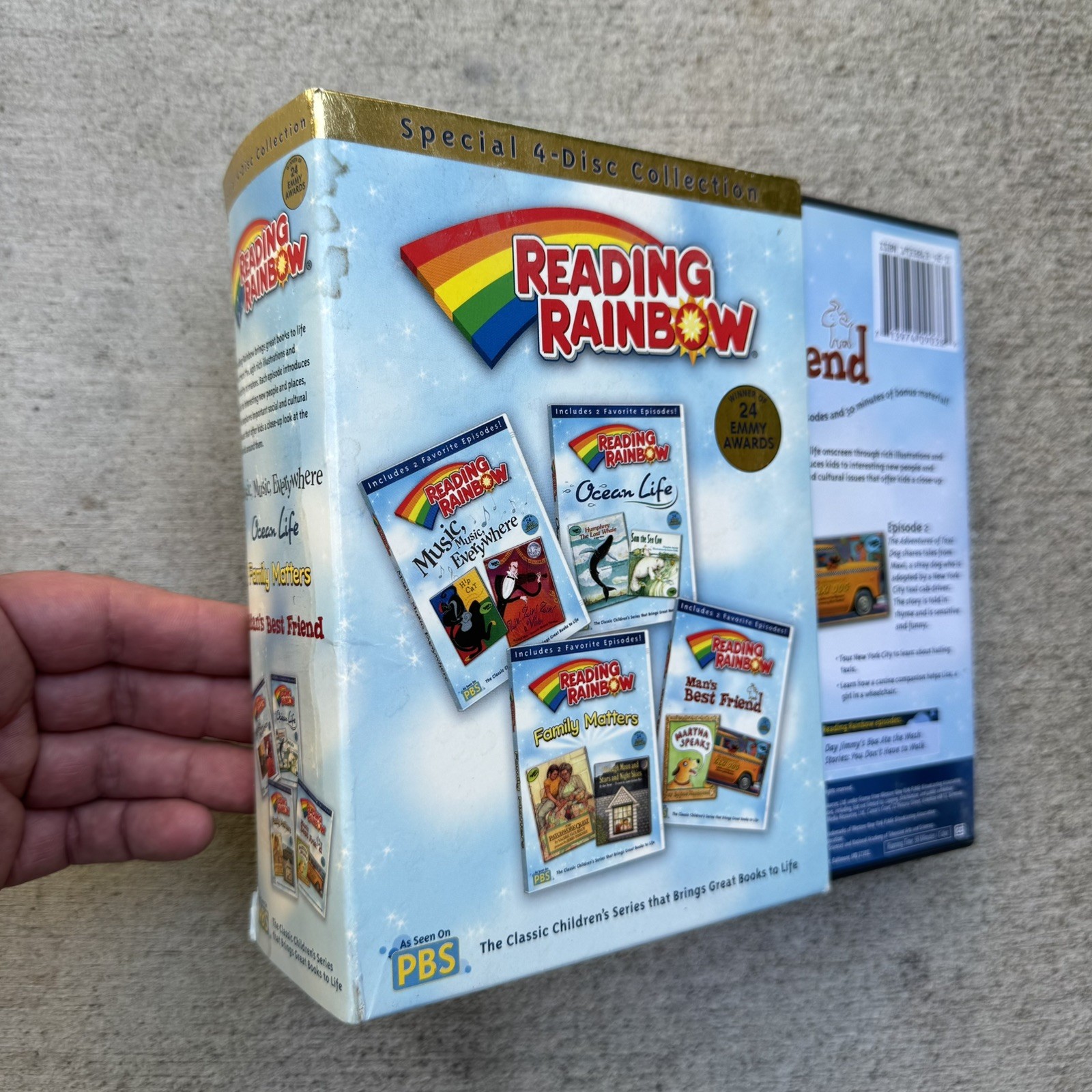 Reading Rainbow Special 4-Disc Collection (DVD 2006) Box Set Levar ...
