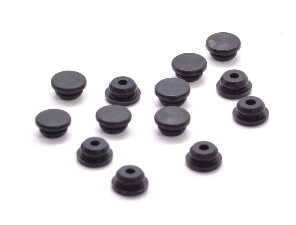 1/2" x 5/8" OD Solid Grommet Rubber Knockout Plug Fits 1/2" Hole & 1/8 ...