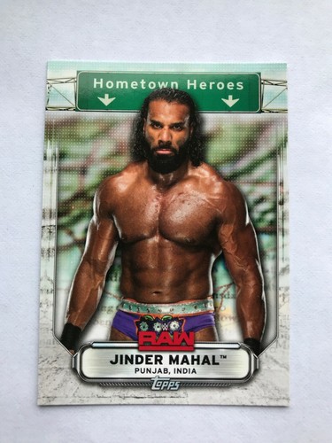 2019 Topps WWE Raw - Hometown Heroes #HH-20 Jinder Mahal for sale online | eBay