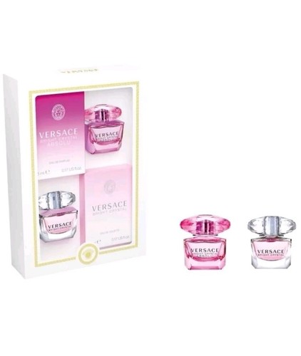 Versace MINI Bright Crystal DUO Gift Set, EDT Perfume For WOMEN, NIB ...