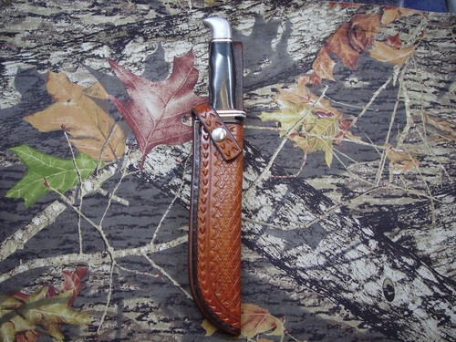 Leather Made Buck 120 Custom Sheath No Knife | eBay
