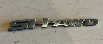 2007-2012 Acura RDX SH-AWD Emblem Logo Letters Badge Gate Rear Chrome ...